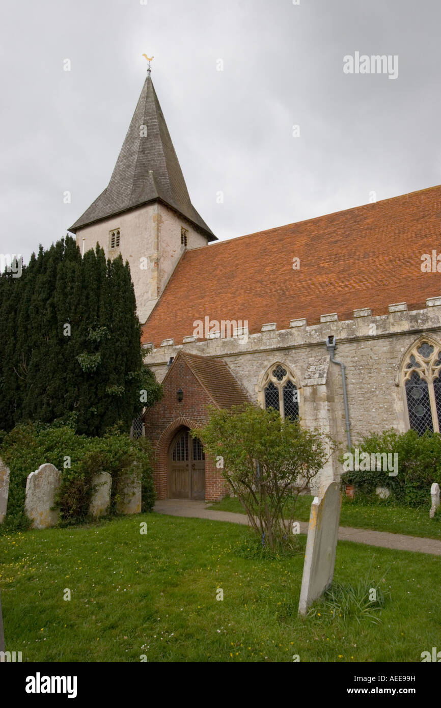Bosham church in Bosham West Sussex Stock Photo - Alamy