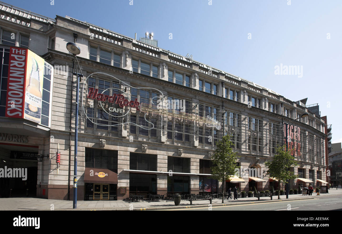 The Printworks, Hardrock cafe and Tiger Tiger bar in Manchester UK ...