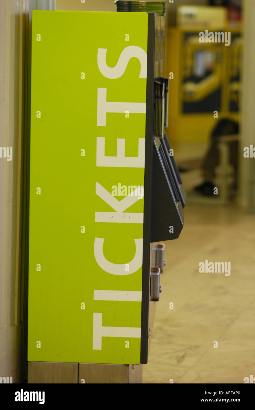 Airport train ticket vending machine hi-res stock photography and ...