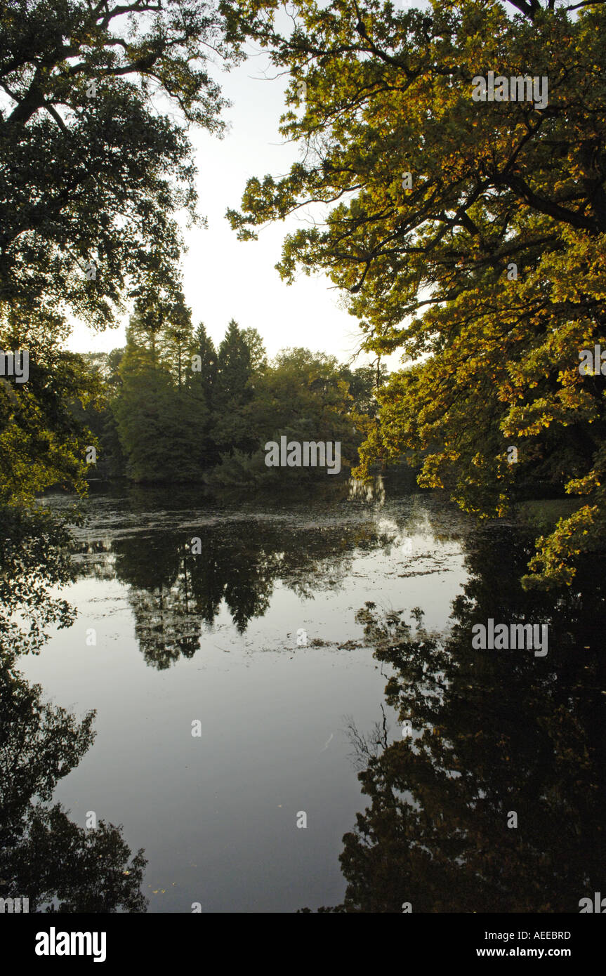 UNESCO World Heritage Lednice landscape garden Stock Photo - Alamy