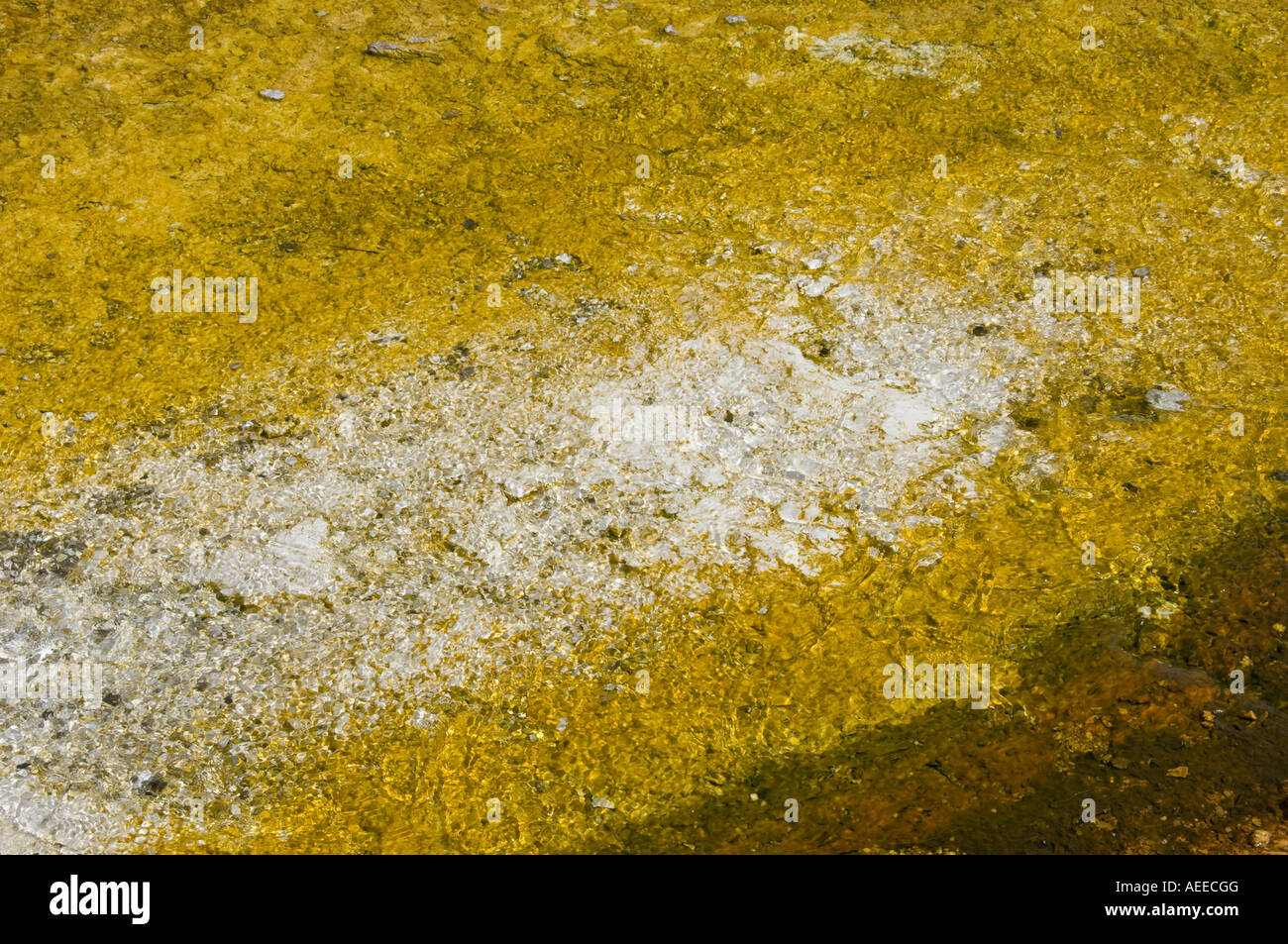 Colored Runoff from the Sapphire Pool Stock Photo - Alamy