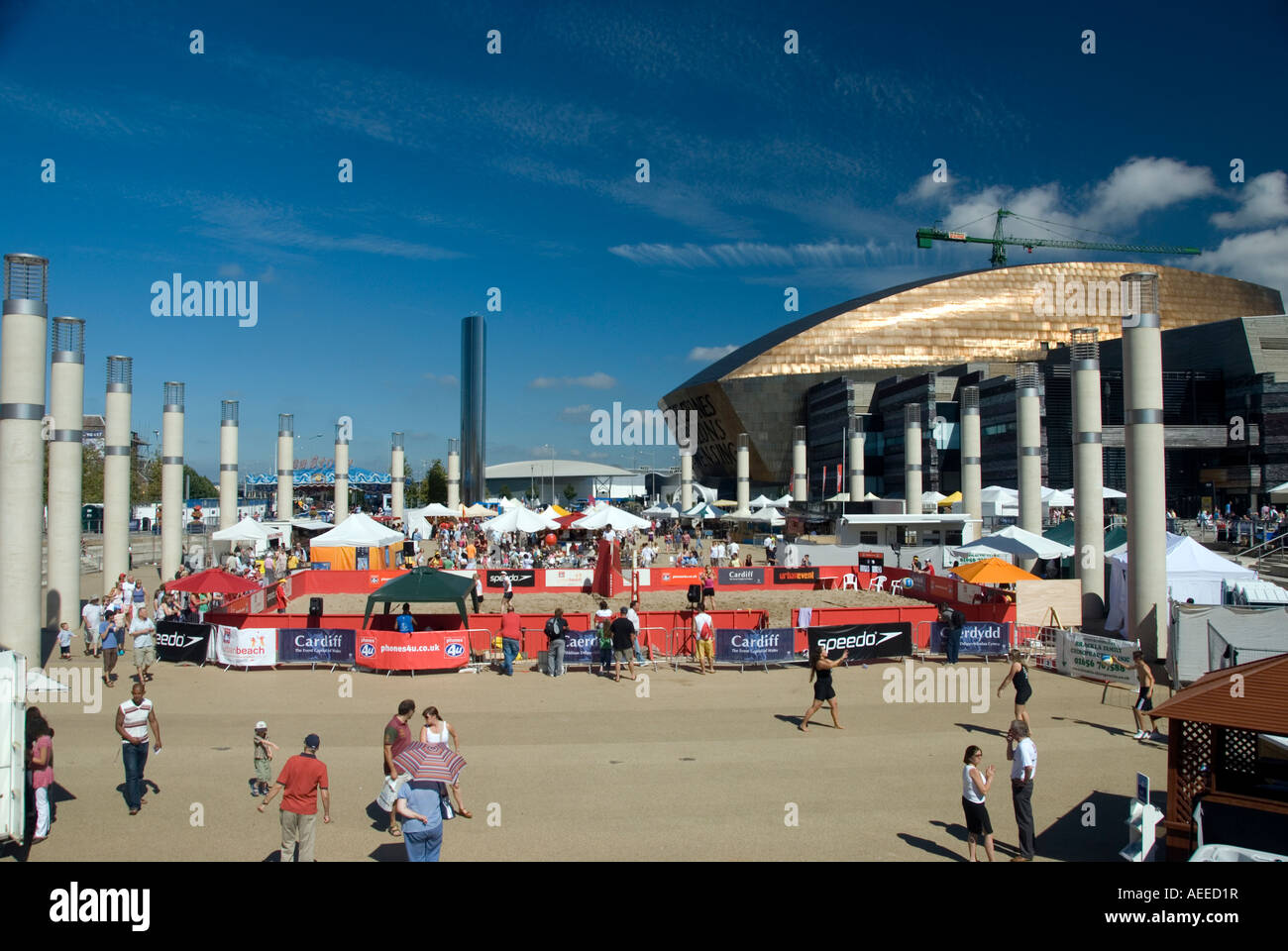 cardiff bay harbour festival Stock Photo - Alamy