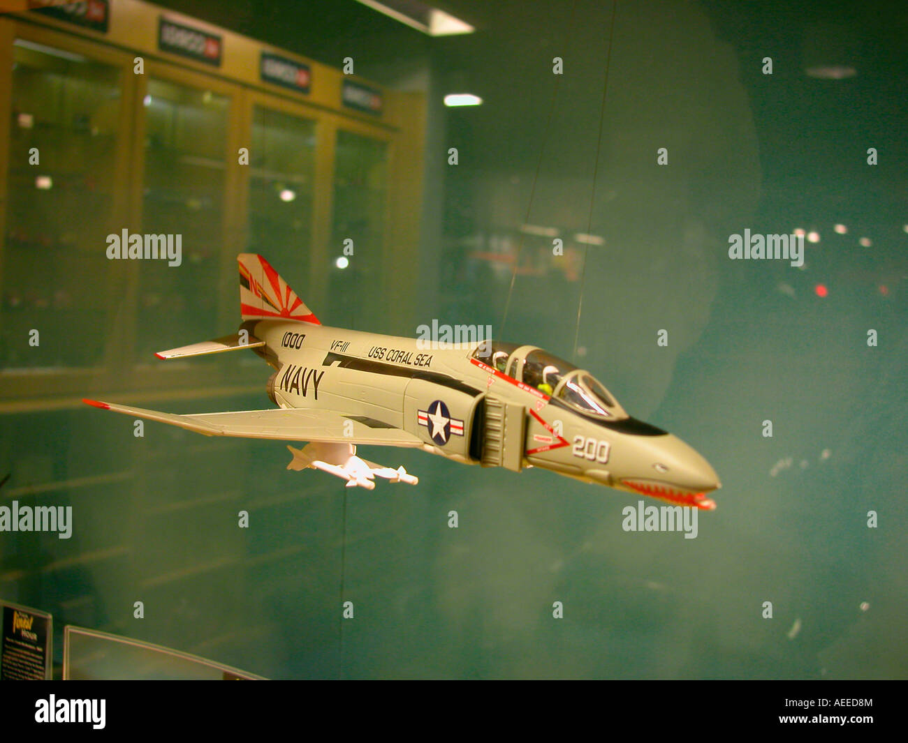 model jet fighter in a toy shop Stock Photo - Alamy