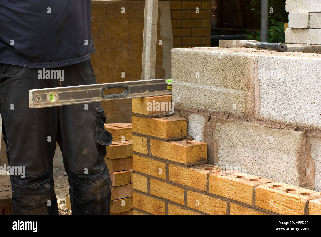 building a wall Stock Photo - Alamy