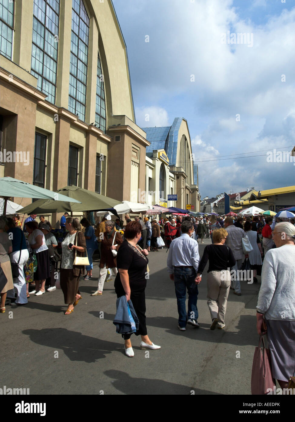 street market view in Riga, Latvia Stock Photo - Alamy