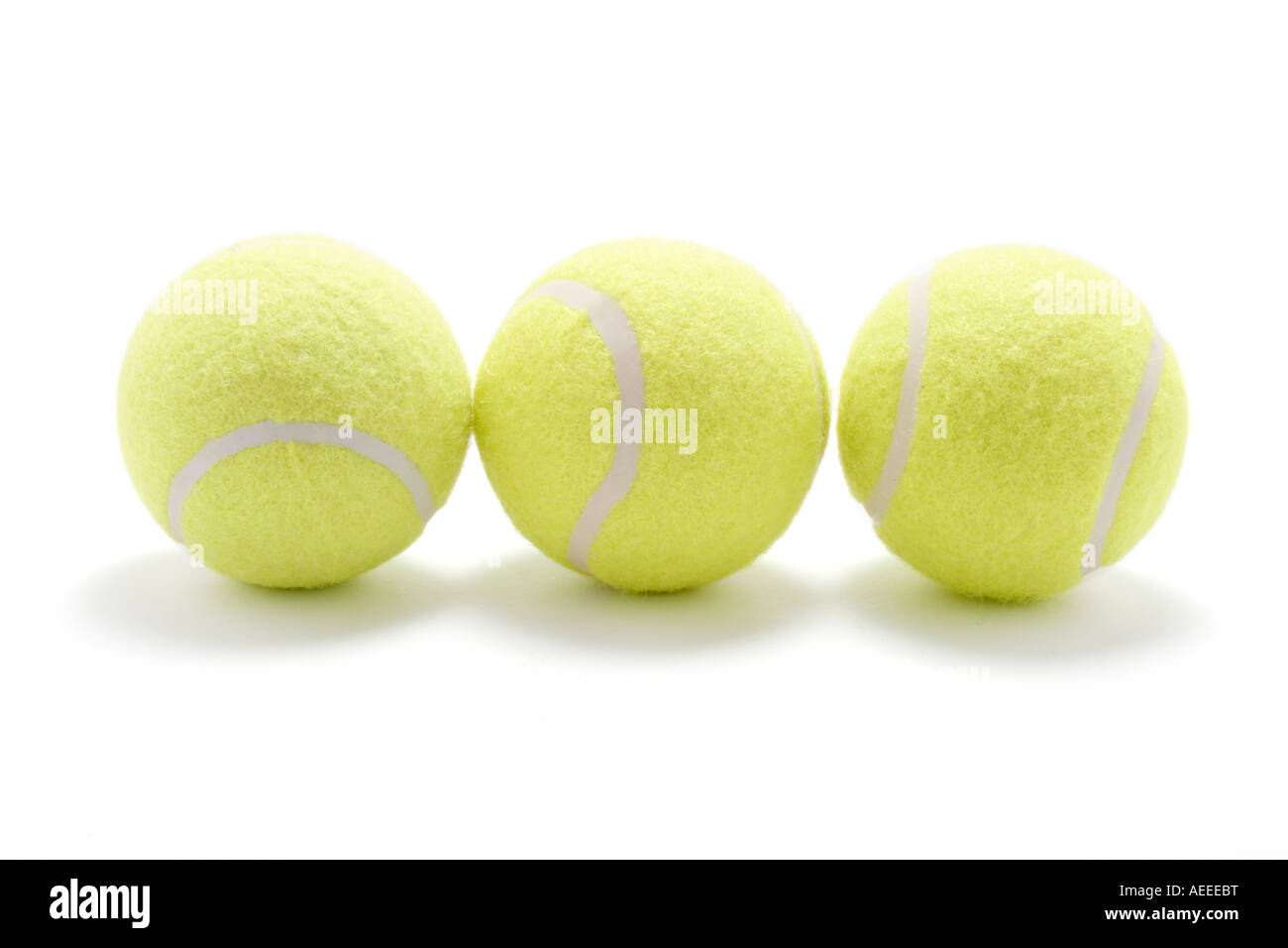 Row tennis balls hi-res stock photography and images - Alamy