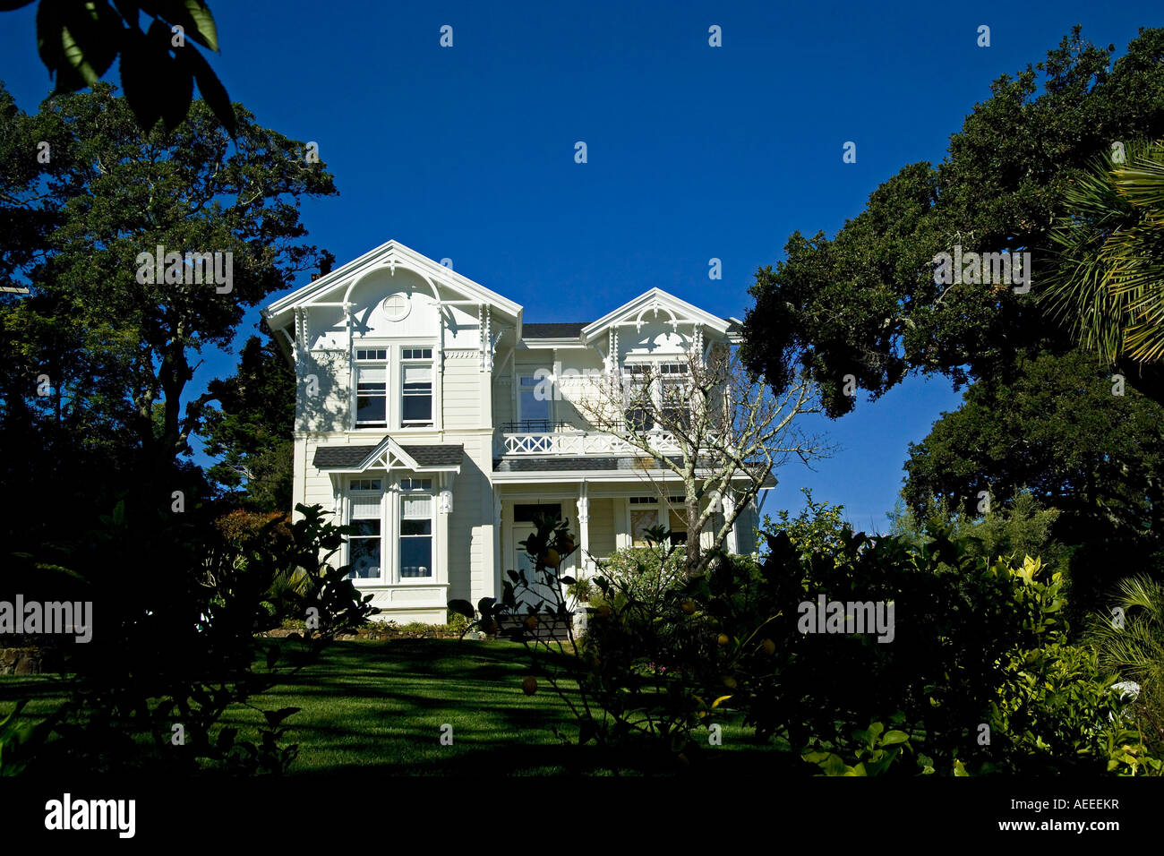 A beautifully restored mansion in Sausalito California Stock Photo - Alamy