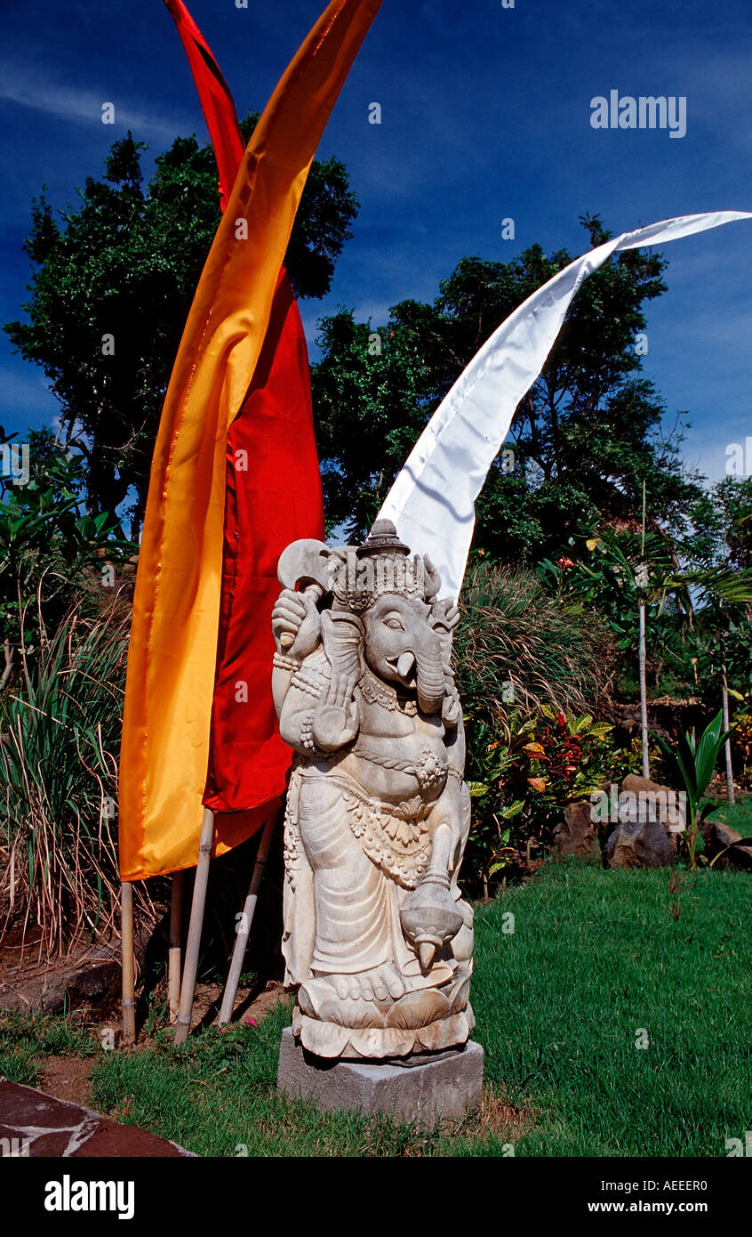 Alam Batu Resort Elephant sculpture Bali Indonesia Stock Photo - Alamy