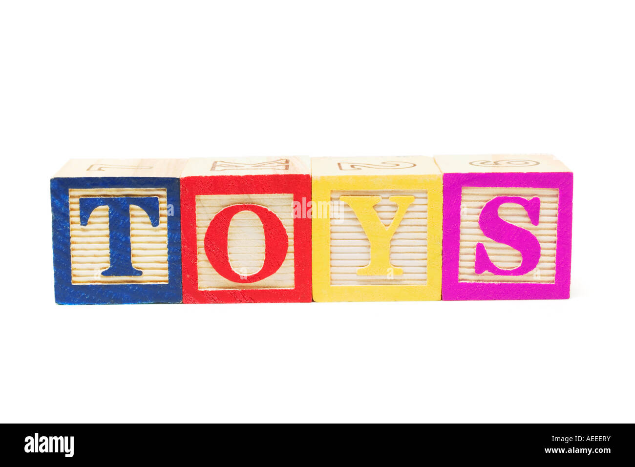 Alphabet Blocks - Toys Stock Photo - Alamy