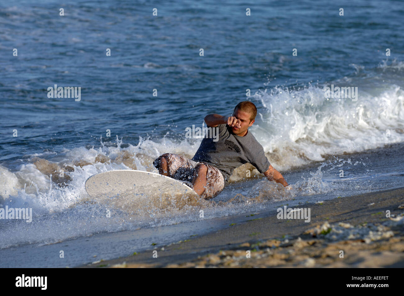 boy on the beach Stock Photo - Alamy