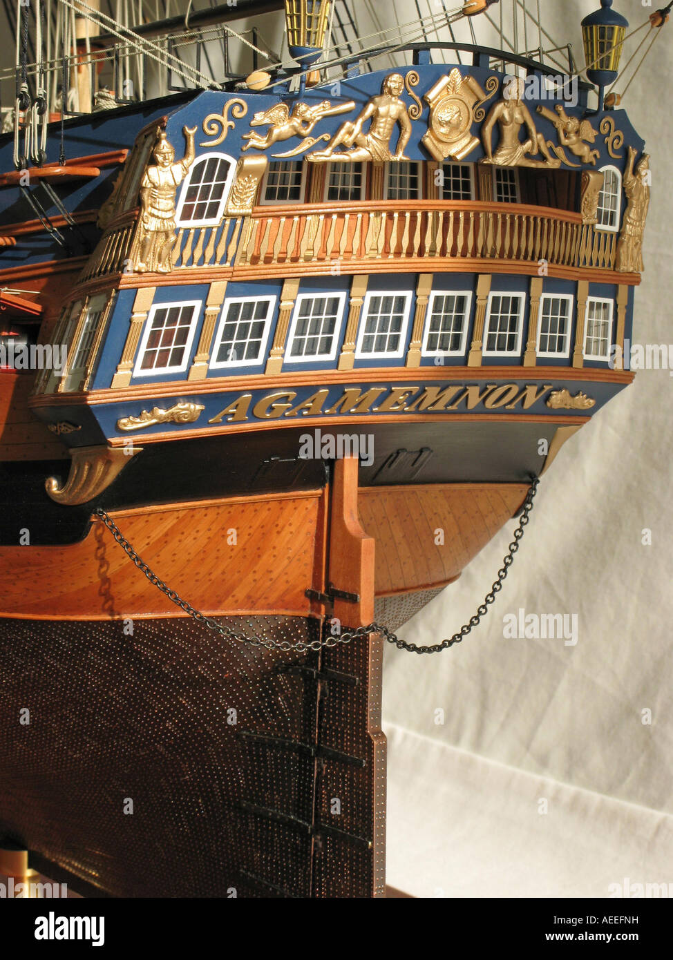Agamemnon, 64 gun ship of 1794, Nelson's favourite ship of the line ...