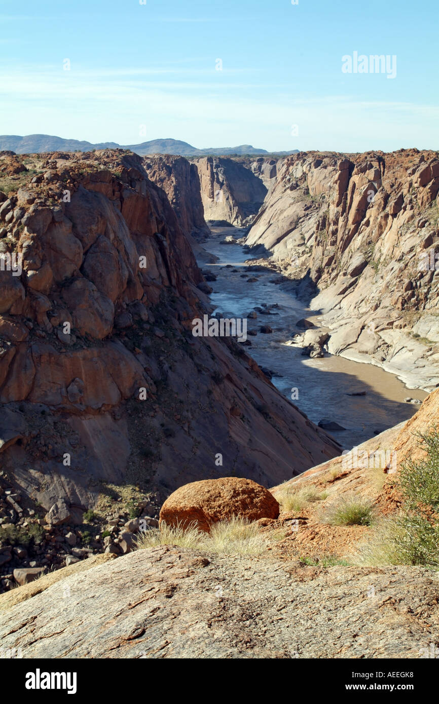 The Orange River flowing through the Augrabies Gorge Northern cape ...