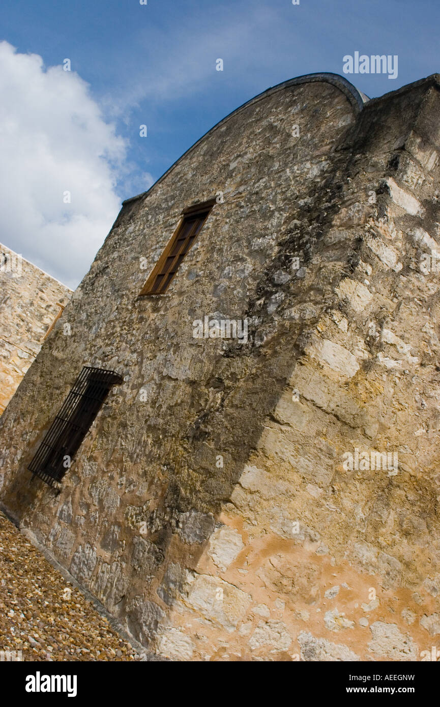 Side of the building at The Alamo Stock Photo - Alamy