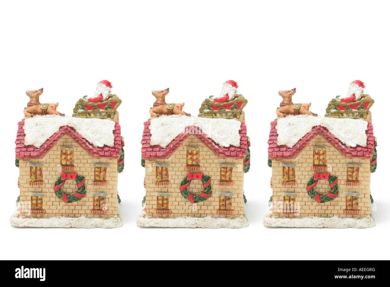House figurines hi-res stock photography and images - Alamy