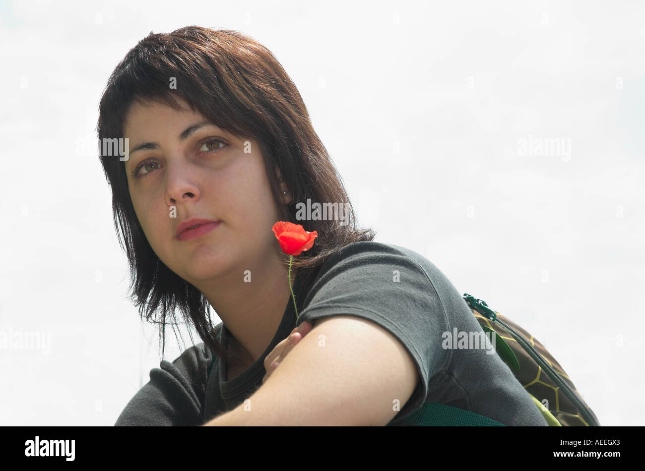 Poppie woman hi-res stock photography and images - Alamy