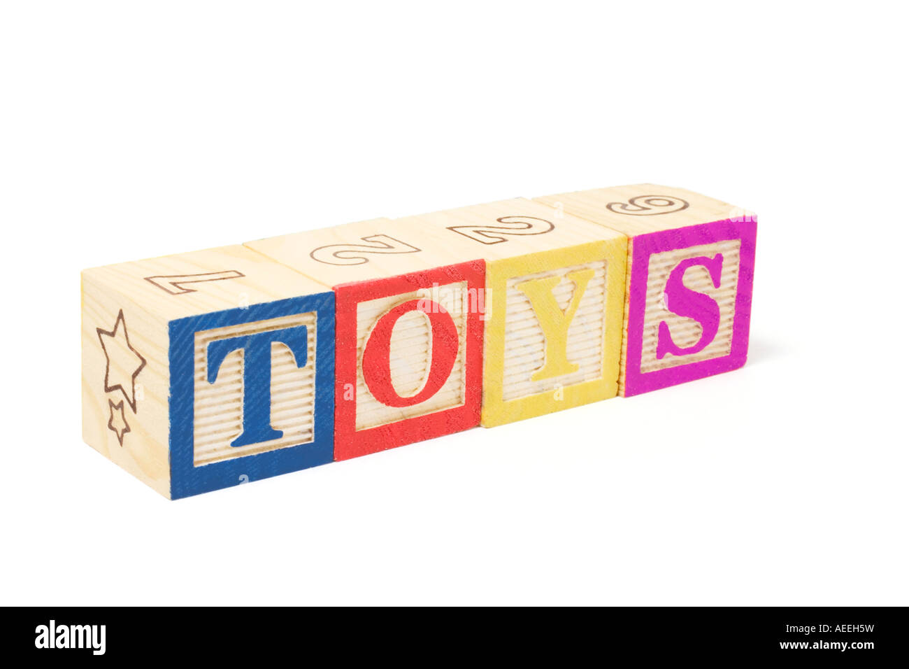 Alphabet Blocks - Toys Stock Photo - Alamy