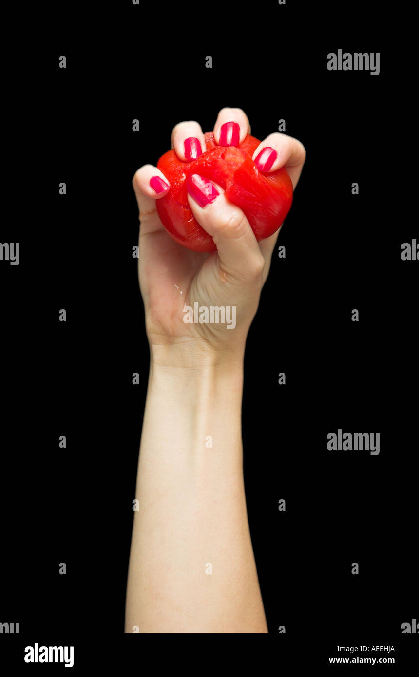 Hand squeezing hi-res stock photography and images - Alamy