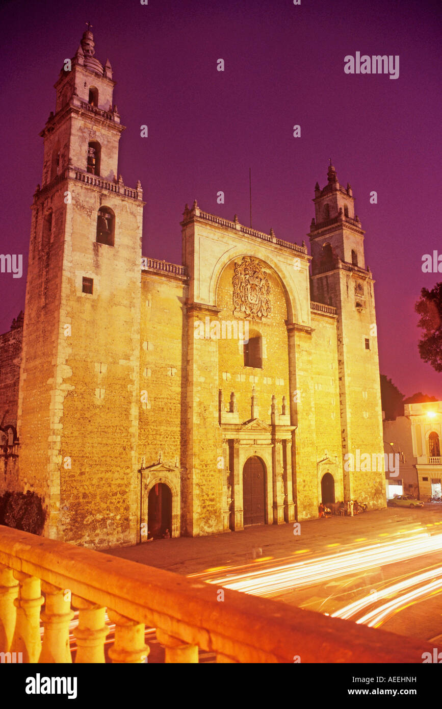 Merida Cathedral Merida Yucatan Peninsula Mexico Stock Photo - Alamy