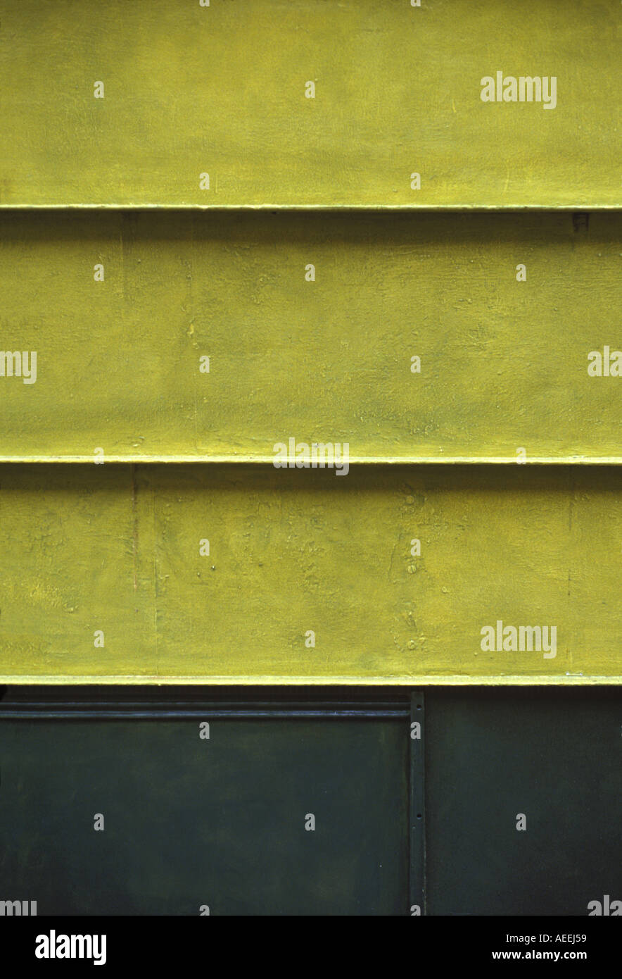 yellow coloured wall panel Stock Photo - Alamy