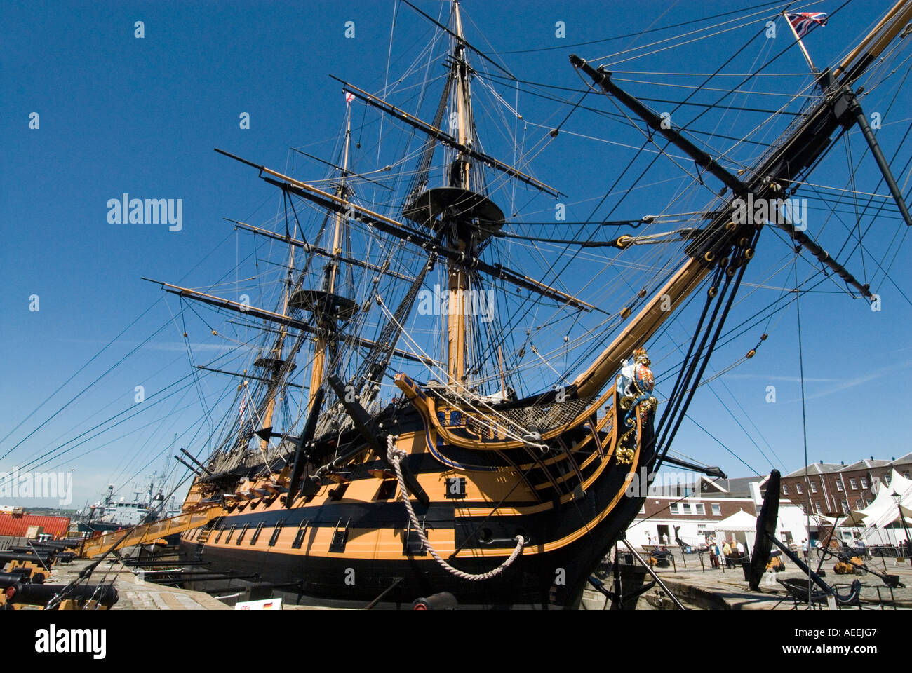 Hms victory portsmouth hi-res stock photography and images - Alamy