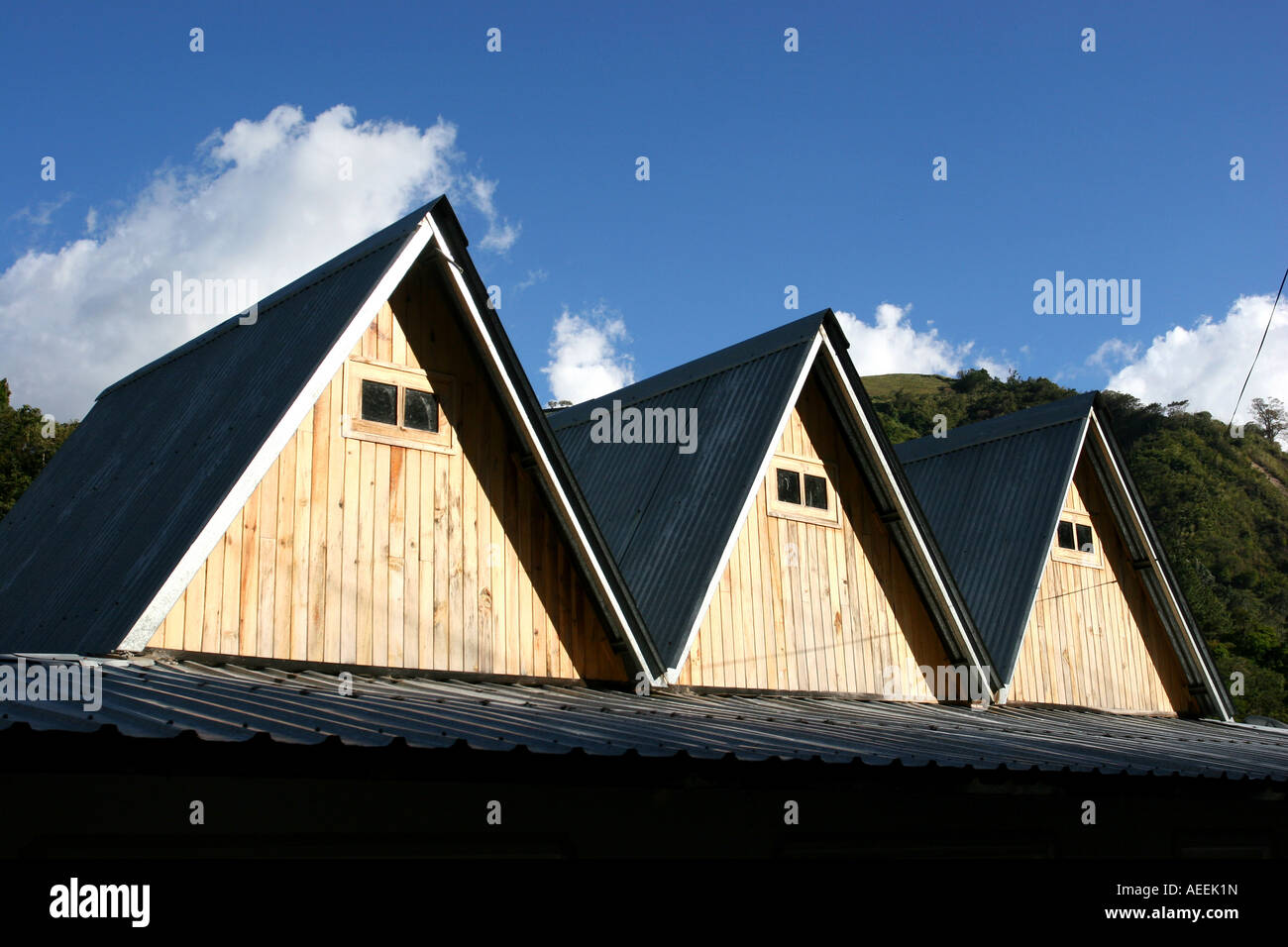Three roofs hi-res stock photography and images - Alamy