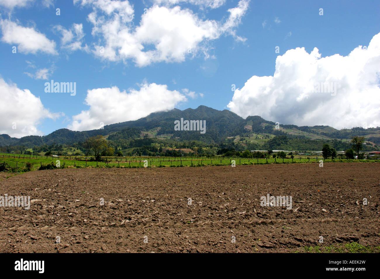 Baru volcano in the province of Chiriqui, Panama. It is the highest ...