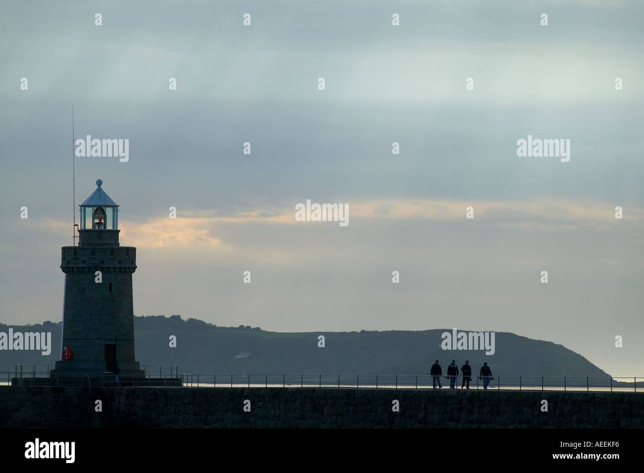St Peter Port lighthouse Guernsey Channel Islands Stock Photo - Alamy