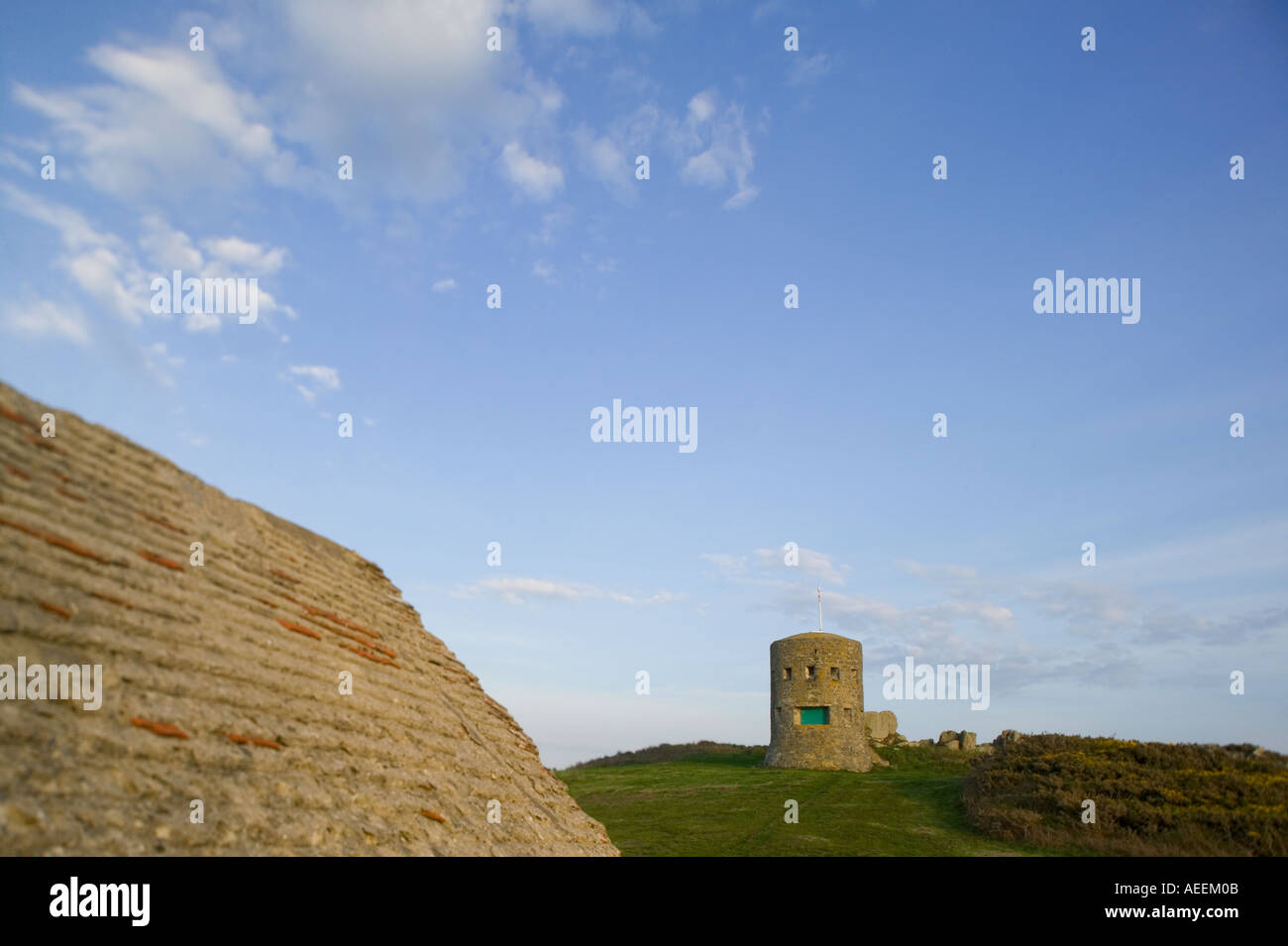 Military Fort on the island of Guernsey Stock Photo - Alamy