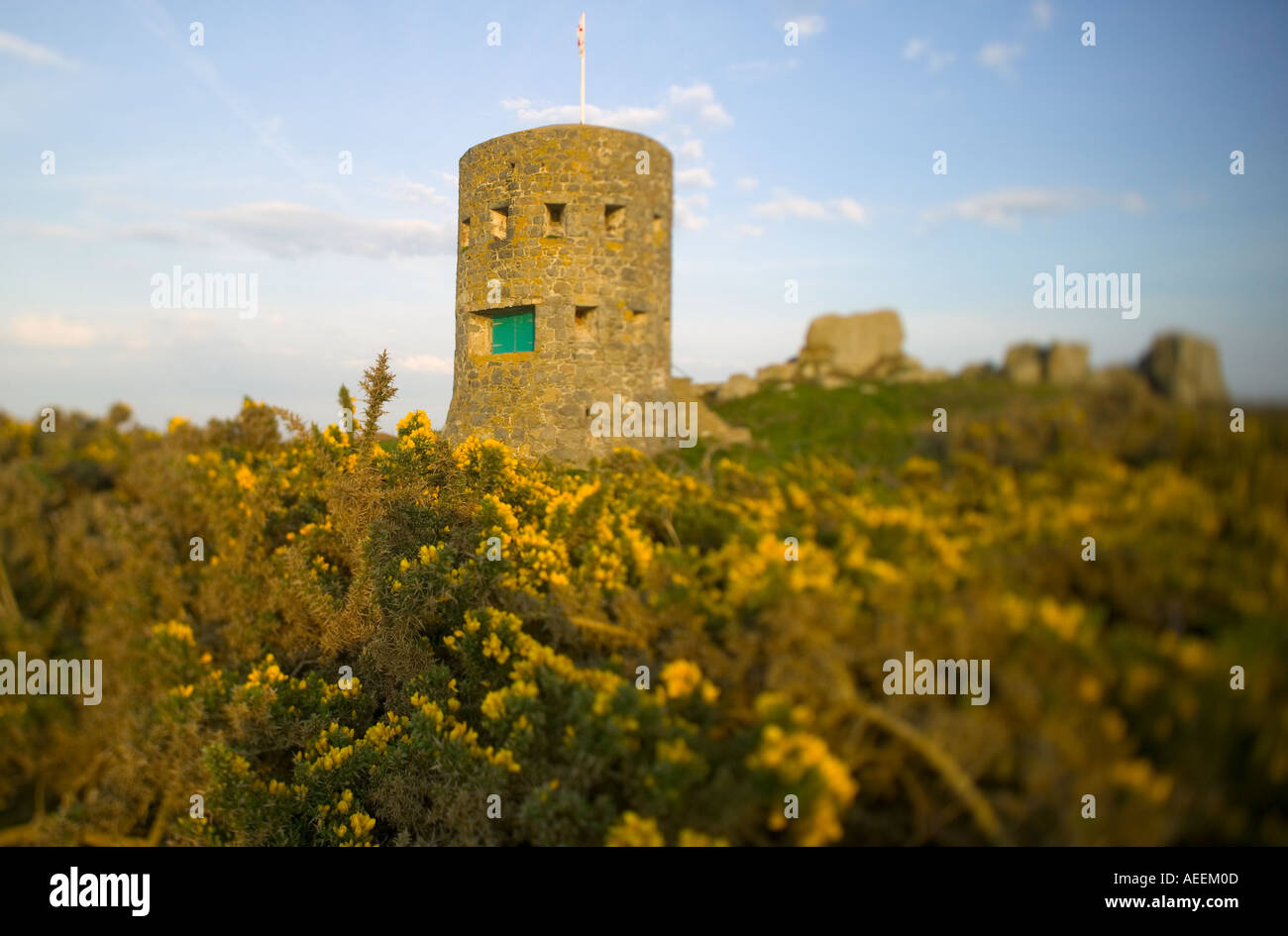 Military Fort on the island of Guernsey Stock Photo - Alamy