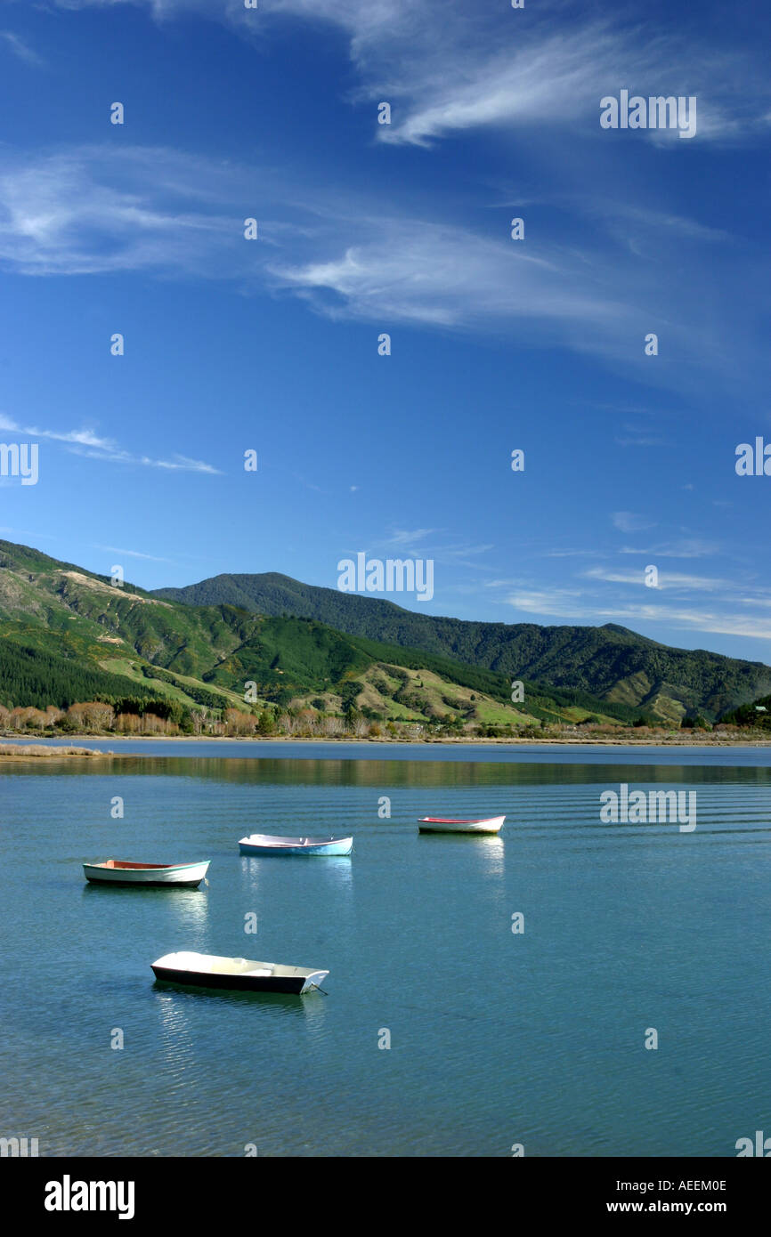 Havelock Marina Mahakipawa Arm Sound North Island New Zealand Stock ...