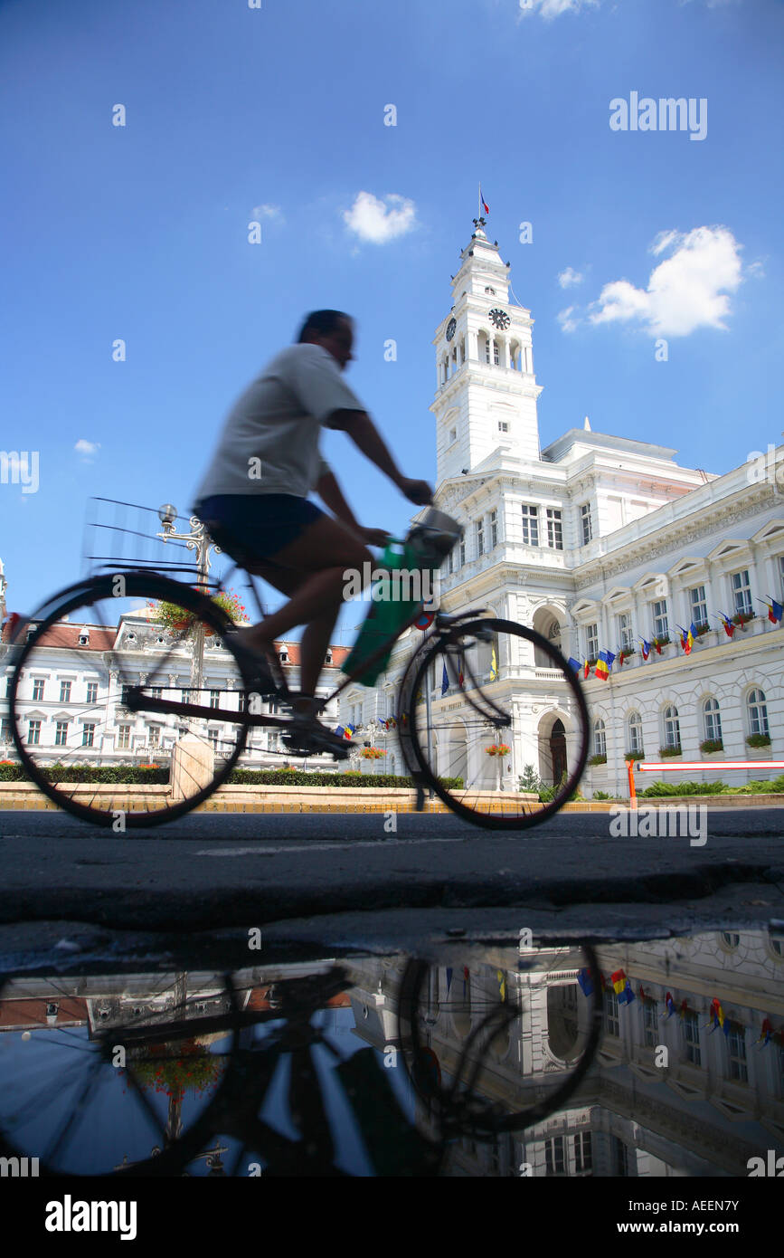 The town Arad at the province of Crisana and Banat, Romania Stock Photo ...