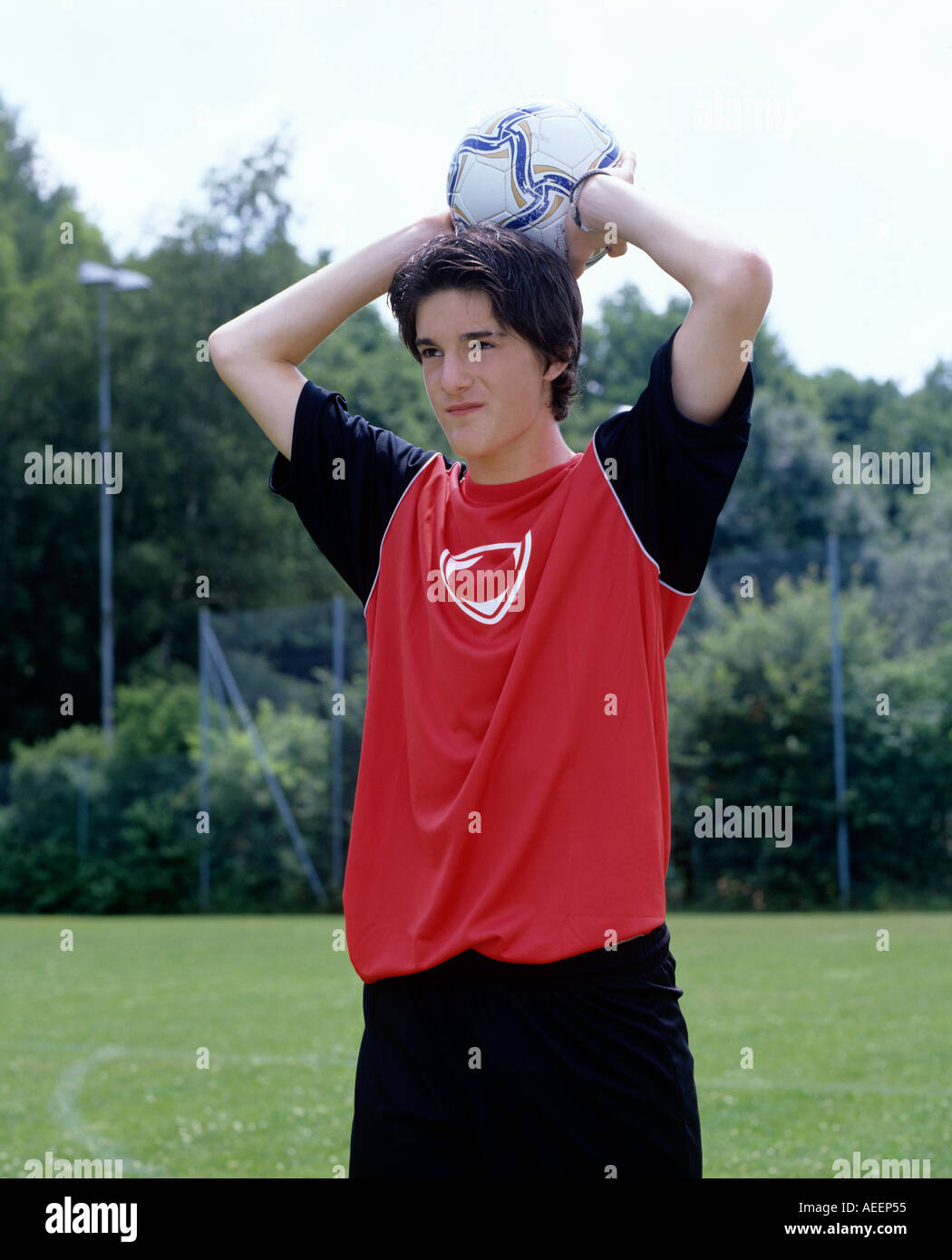 Football in black hi-res stock photography and images - Alamy