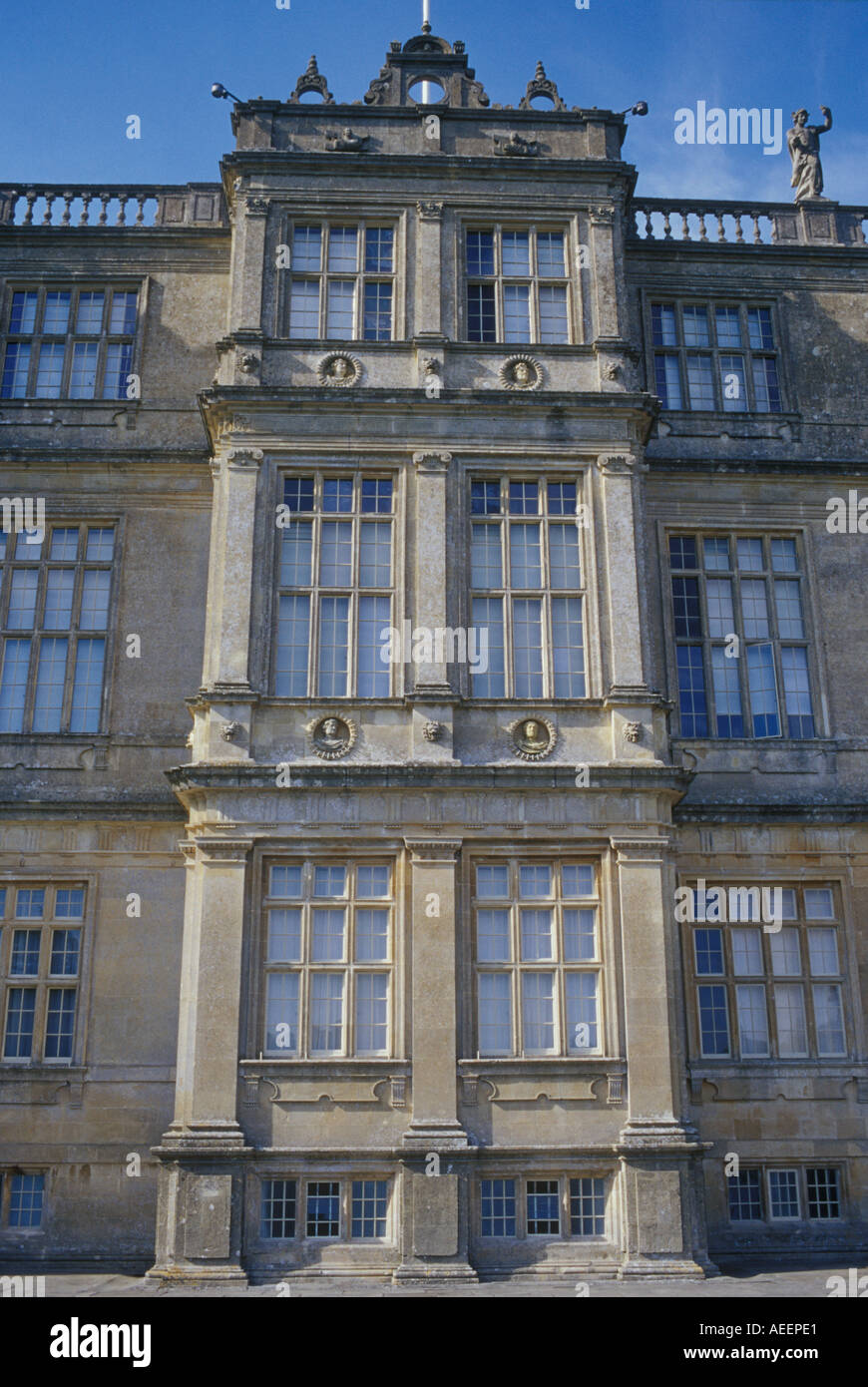 Longleat Wiltshire England UK Elizabethan Tudor house detail of South ...