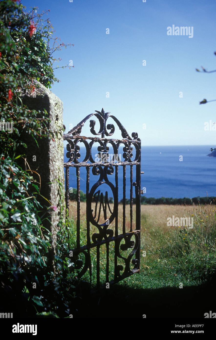 Veryan bay gate hi-res stock photography and images - Alamy