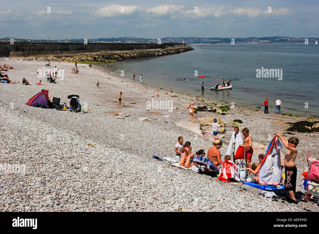 Brixham devon sea people gb hi-res stock photography and images - Alamy