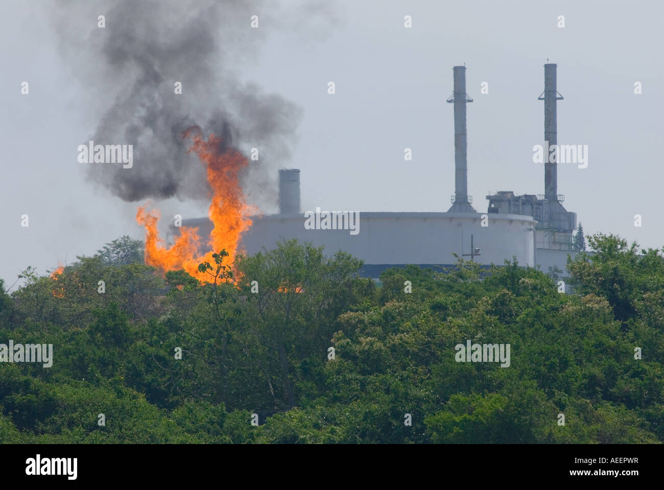 PEMEX gas processing plant in La Venta Tabasco Stock Photo - Alamy
