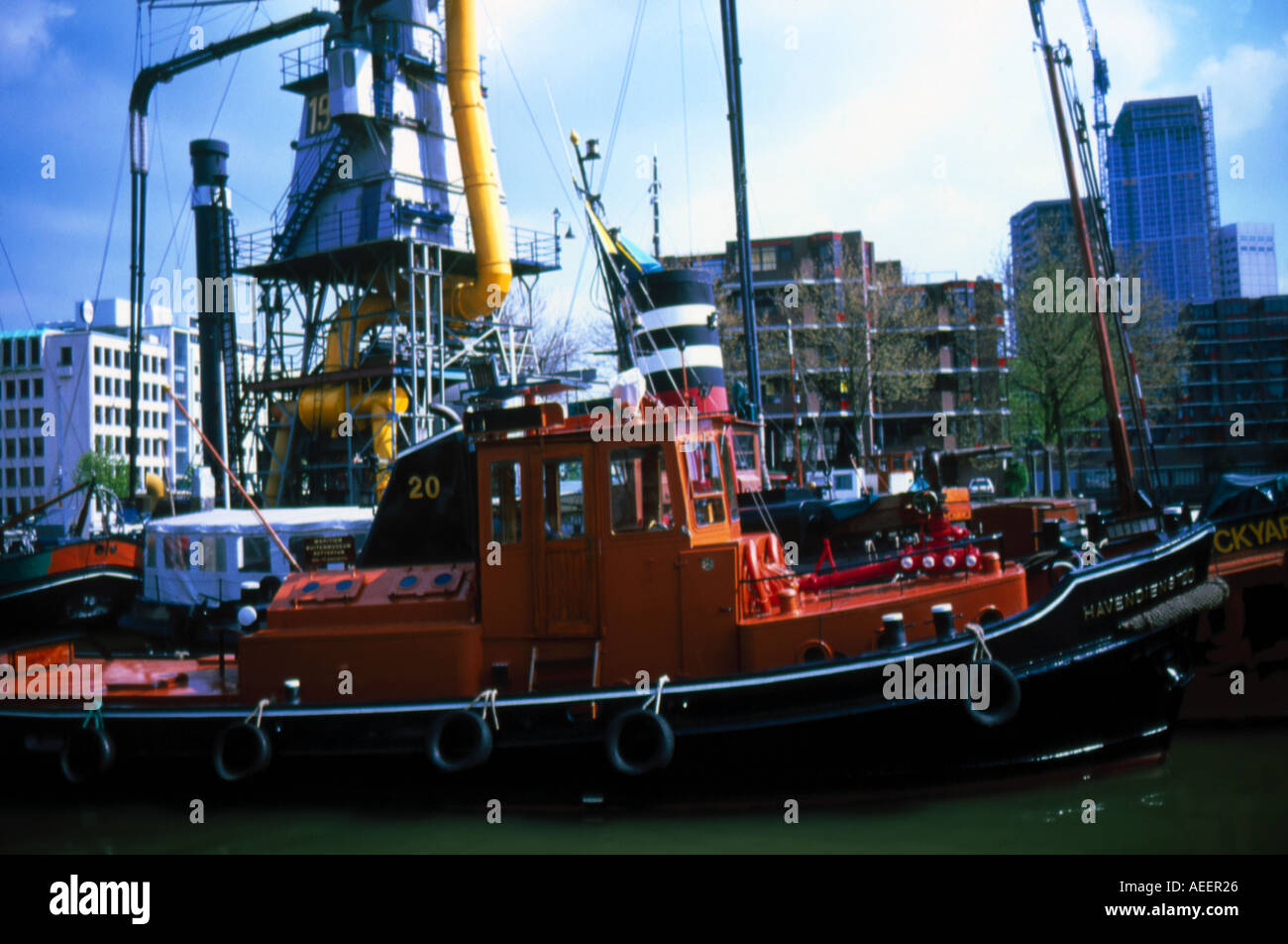 Tug boat Rotterdam Holland Stock Photo - Alamy