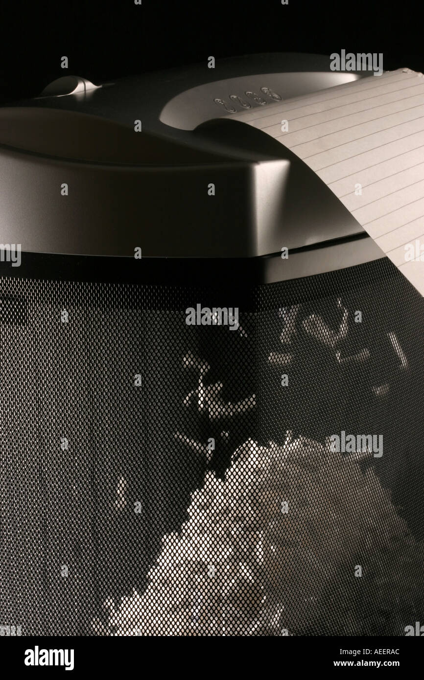 Shredding the evidence hi-res stock photography and images - Alamy