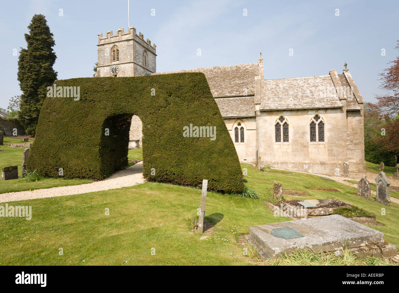 St parish church miserden cotswolds hi-res stock photography and images ...