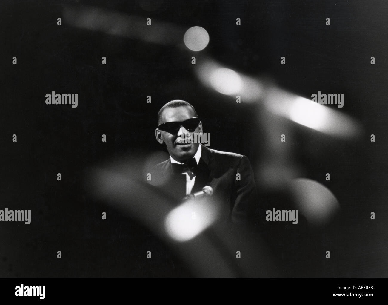 RAY CHARLES US Jazz musician Stock Photo - Alamy