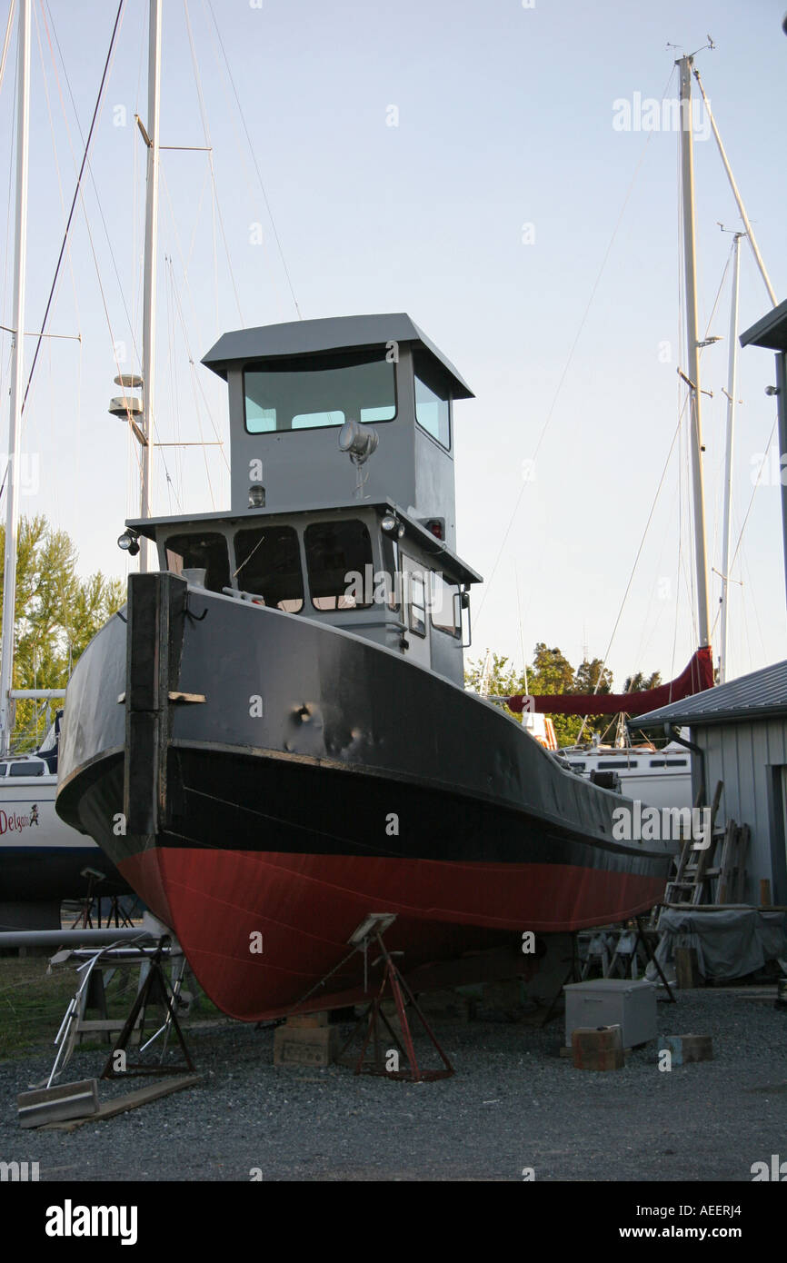 Commercial Work Boat Stock Photo - Alamy