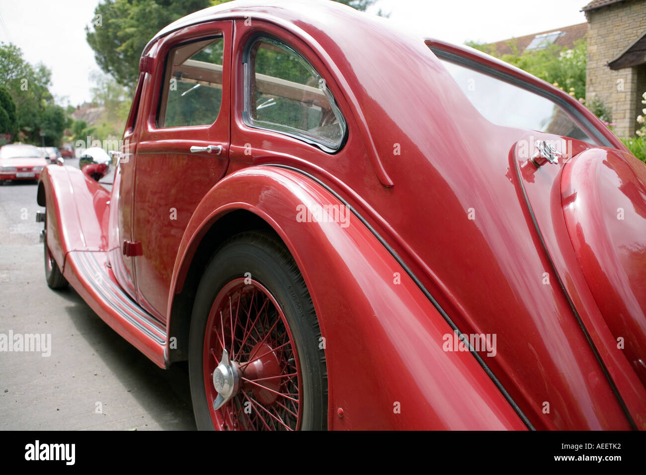 Riley vintage car Rear view Riley vintage classic historic historical ...