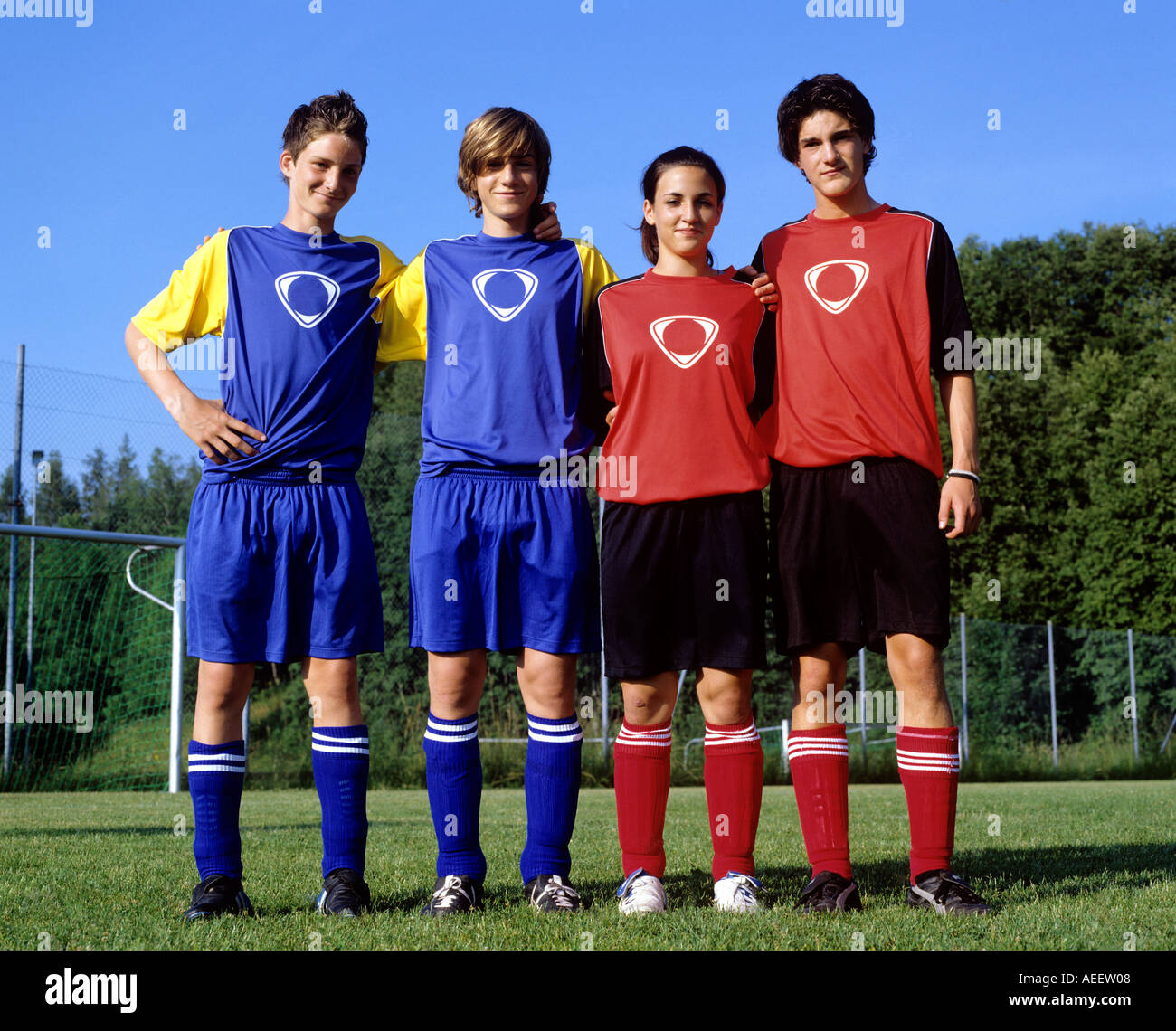 Boy in football gear hi-res stock photography and images - Alamy