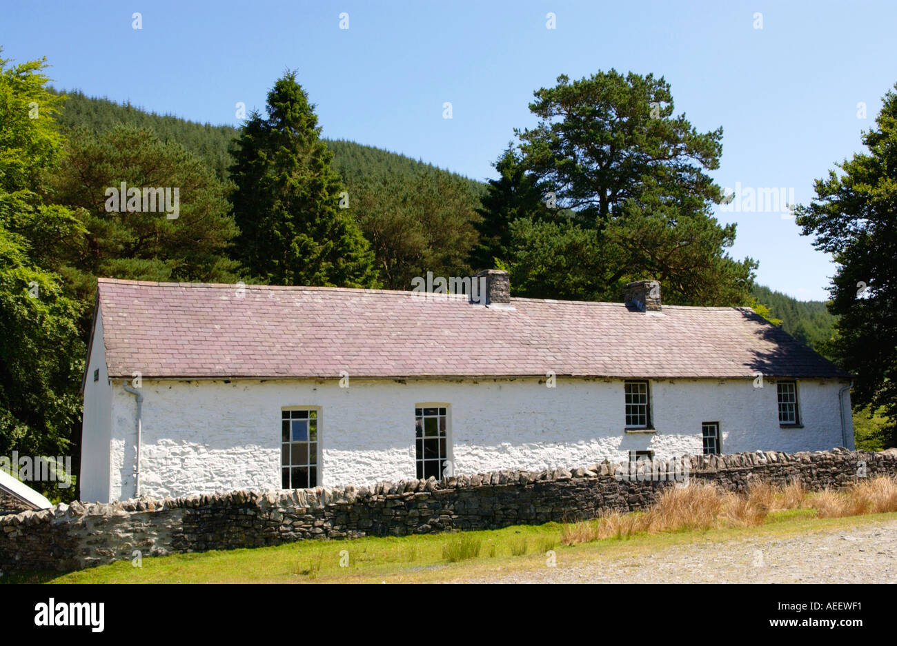 Soar Y Mynydd Welsh Calvinistic Methodist chapel in remote countryside ...