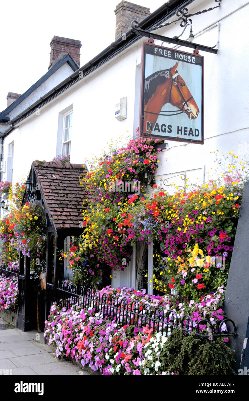 Pub usk village monmouthshire wales hi-res stock photography and images ...