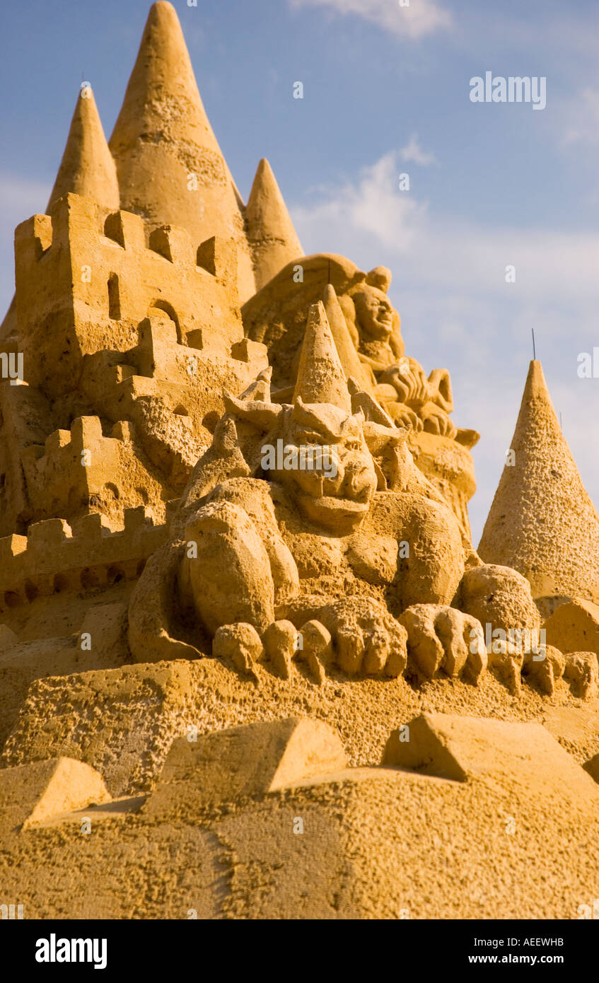 Worlds Largest Sandcastle at Myrtle Beach SC USA Stock Photo - Alamy