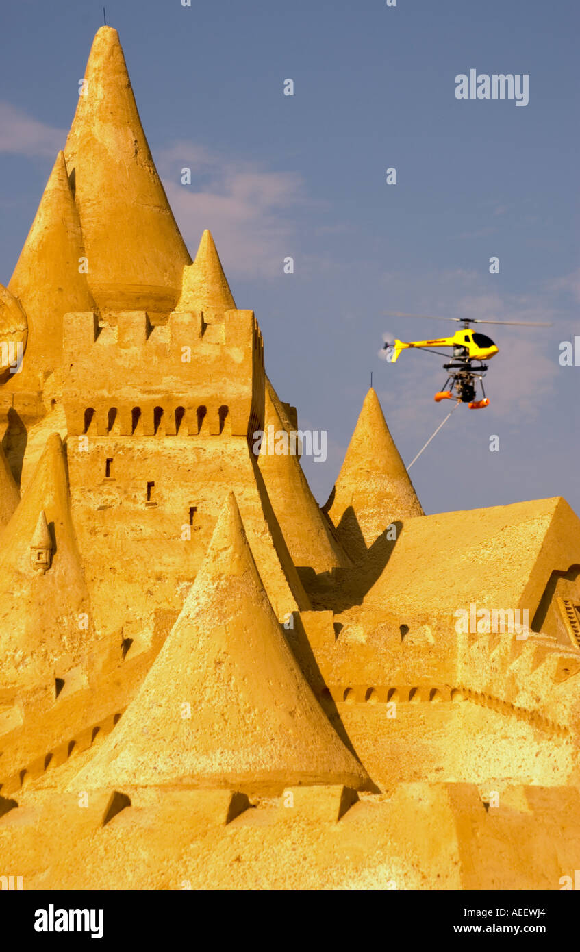 Worlds Largest Sandcastle at Myrtle Beach SC USA Stock Photo - Alamy
