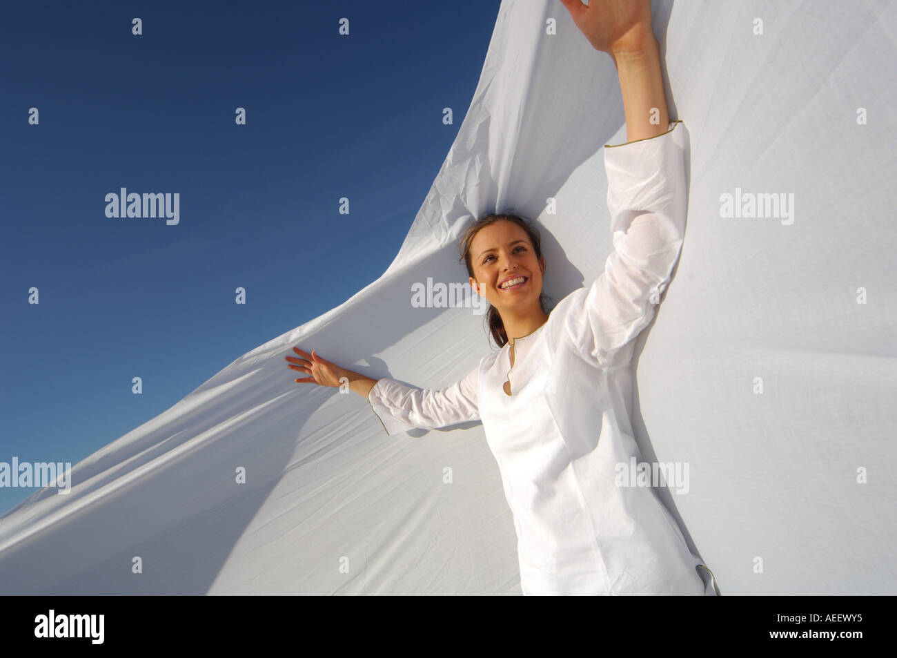 Yoga Smile Stock Photo - Alamy