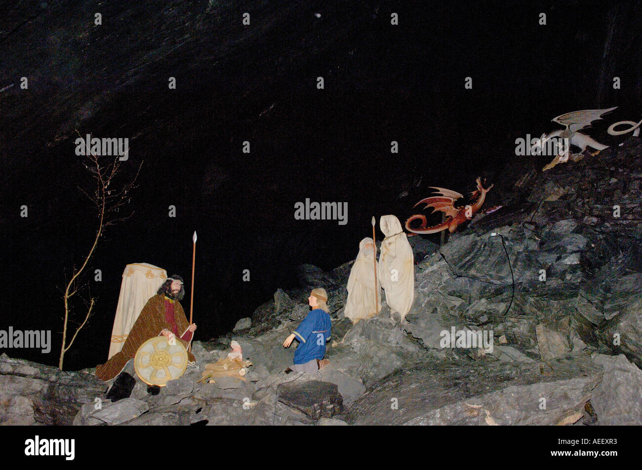 Display King Arthur s Labyrinth Corris Craft Centre North West Wales ...