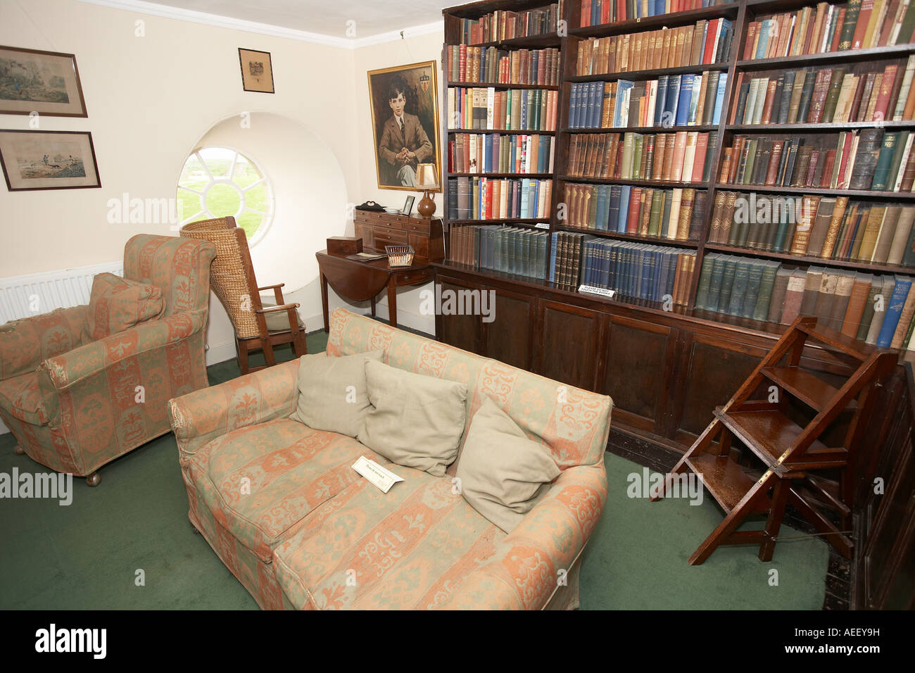 The Library Skaill House Orkney Scotland UK Stock Photo - Alamy